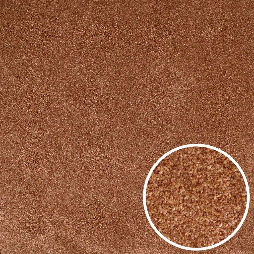 Condor Carpets, Metrážový koberec Prestige 496, na míru, šíře 4m, oranžová, ab (mřížka), dětský pokoj