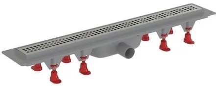 Sprchový žlab Ceramia S-Line Multi 65 cm plast chrom lesk čtverečky ZLAB70