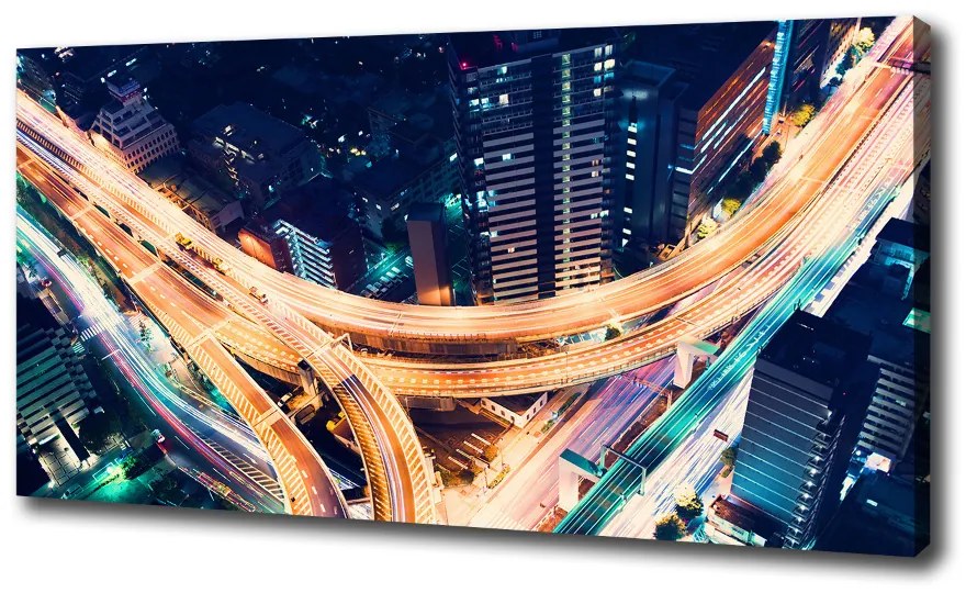 Wallmuralia Foto obraz na plátně Dálnice v Tokio 100x50