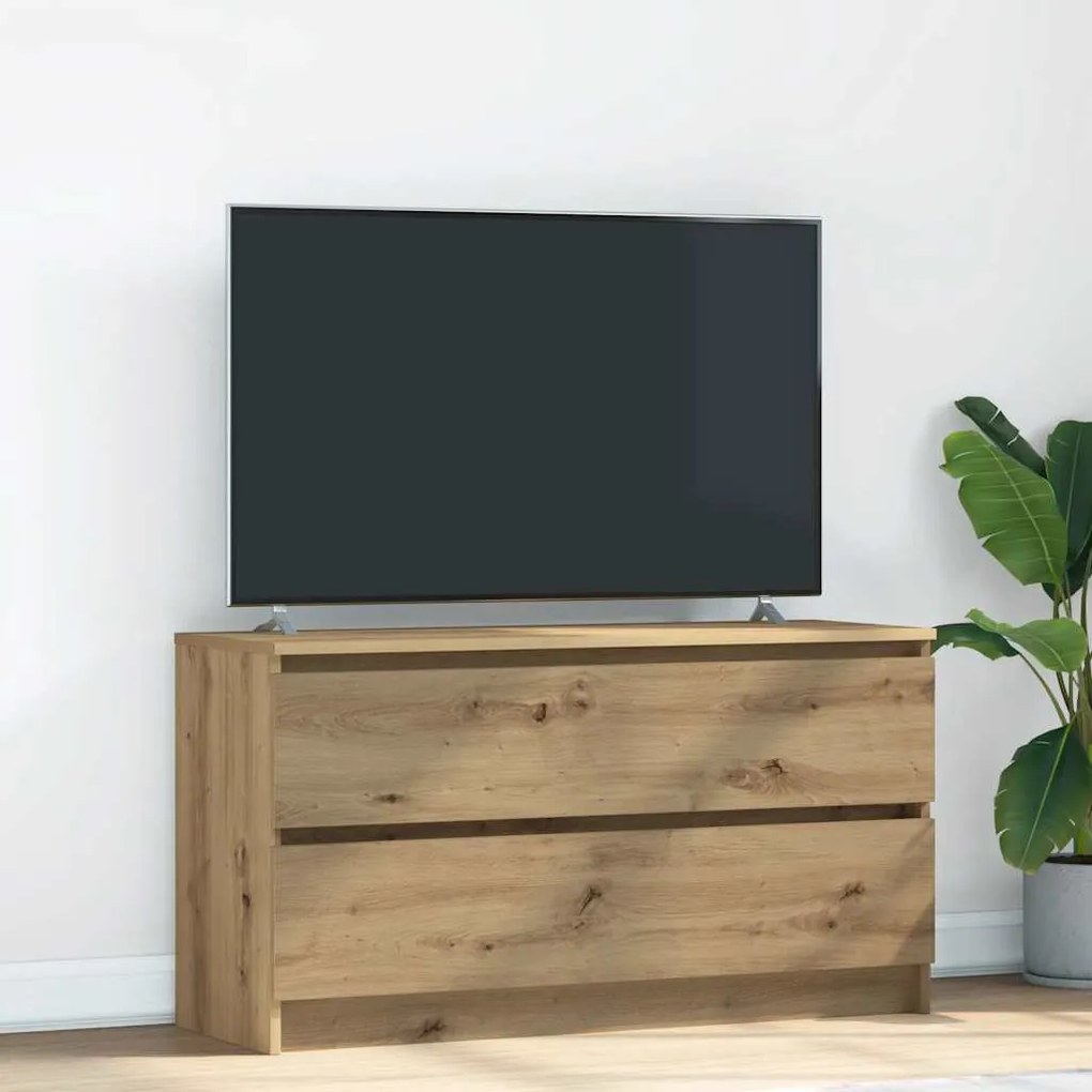 TV skříňka dub artisan 100x35x54 cm kompozitní dřevo