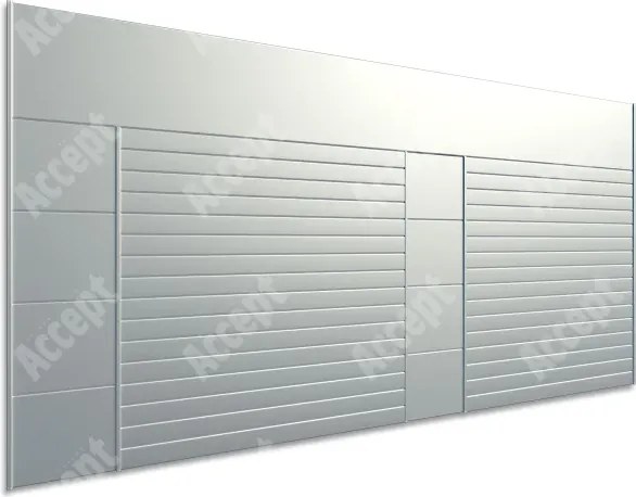 ACCEPT Hlavní orientační tabule ACS 014 (1218 x 656 mm) - stříbrná tabule