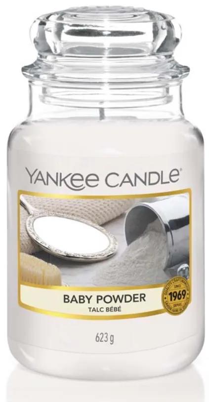 Yankee Candle - vonná svíčka Baby Powder (Dětský pudr) 623g