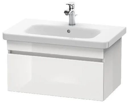 Duravit DuraStyle - Umyvadlová skříňka 40x73x45 cm, 1 zásuvka, lesklá bílá DS638102222