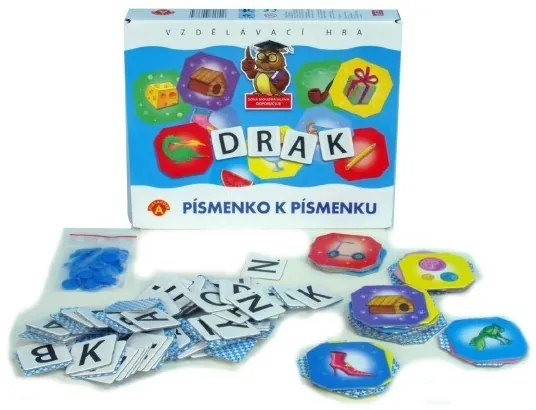 ALEXANDER Hra PÍSMENKO K PÍSMENKU v krabici *SPOLEČENSKÉ HRY* 29000373