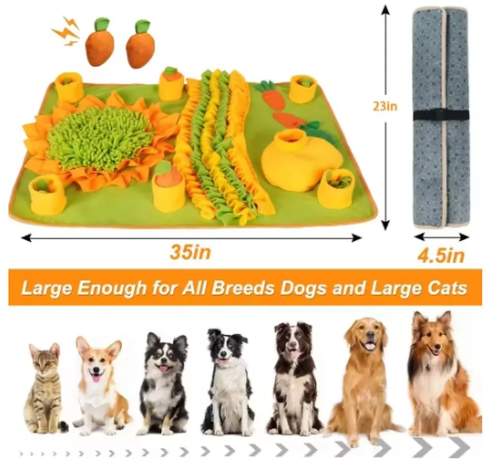 Interaktivní hračka pro psy - podložka na čmuchání pamlsků Varianta: 59x78 cm