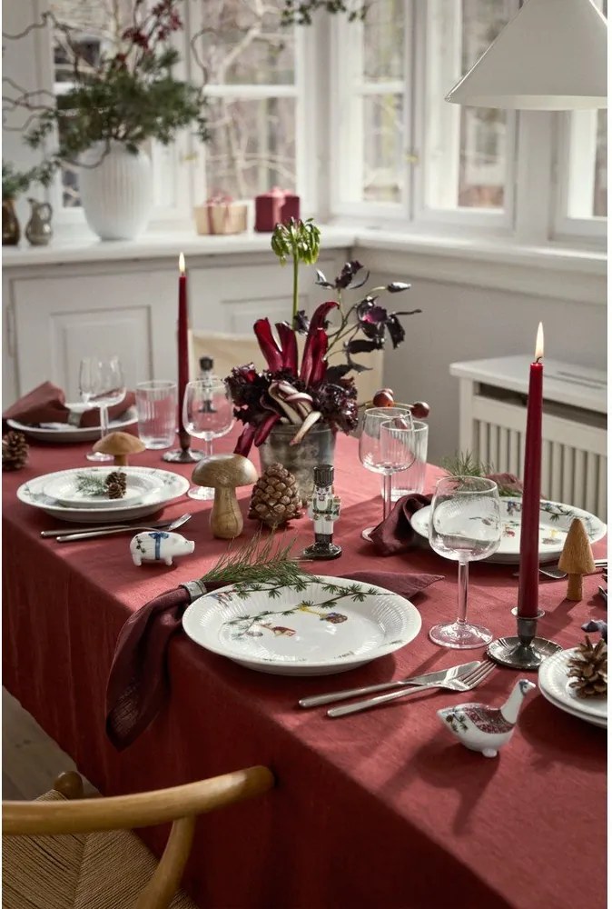 Bílý porcelánový talíř s vánočním motivem ø 27 cm Hammershøi Christmas – Kähler Design