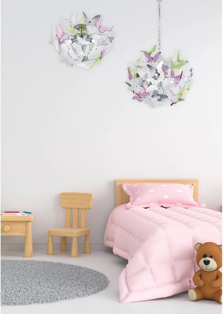 Dětské svítidlo s plastovým stínidlem ø 45 cm Butterfly – Reality