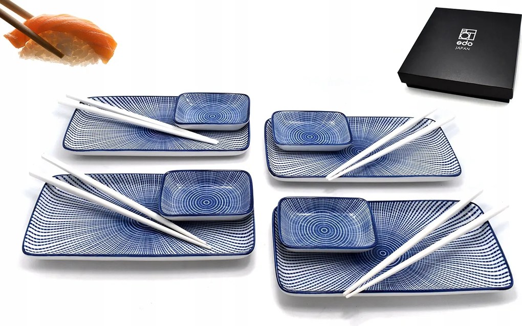 Sada na sushi pro 4 osoby – Tokusa Blue