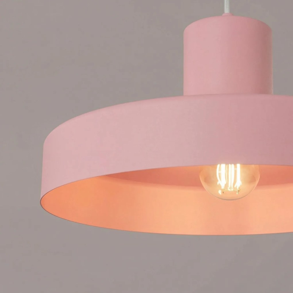 Sollux Lighting Závěsné svítidlo BILO růžové