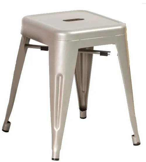 Casarredo Kovový taburet - stolek SPOT aluminium