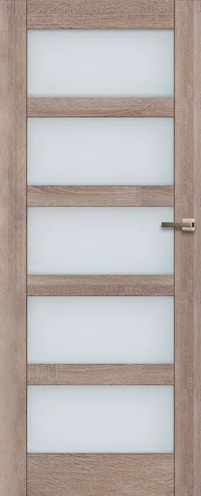 Interiérové dveře vasco doors BRAGA model 6 Průchozí rozměr: 70 x 197 cm, Orientace dveří: Levé dveře, Dekor: Bílá