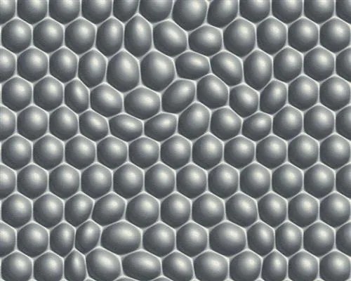 Vliesové tapety na zeď Harmony Mac Stopa 3D bubliny šedé