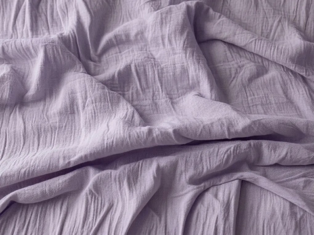 Mušelínové povlečení MUSSARI šeříkově fialové Rozměr povlečení: 70 x 90 cm | 140 x 220 cm