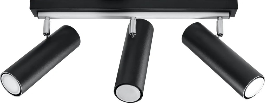 Sollux Lighting Stropní svítidlo DIREZIONE 3 černé