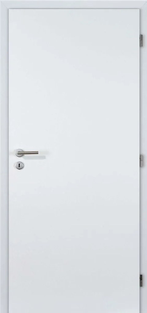 Doornite Basic Interiérové dveře 90 P, 90 × 197 cm, lakované, pravé, bílé, plné