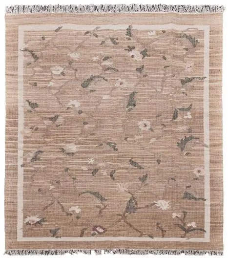 Diamond Carpets koberce Ručně vázaný kusový koberec Flora DESP P48 Brown Mix - 140x200 cm