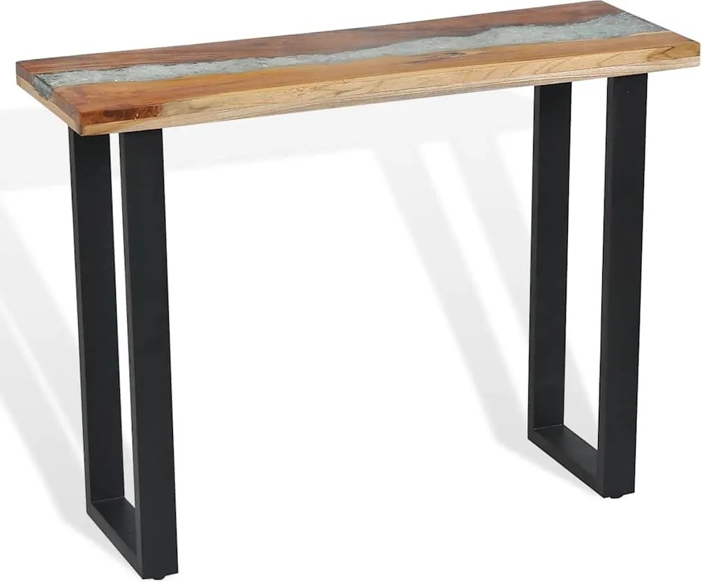 Odkládací stolek, teak, 100x35x75 cm 245065