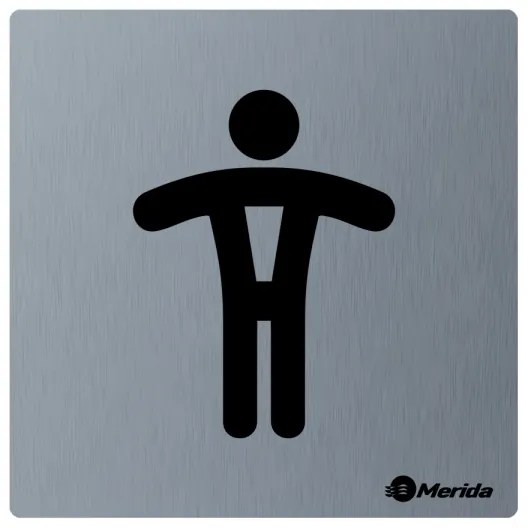 Piktogram Merida Stella - WC páni, matný nerez