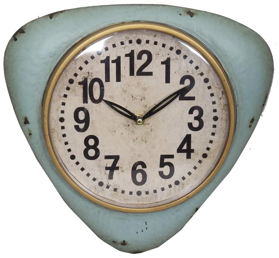 Modré nástěnné hodiny Antic Line Vintage | BIANO