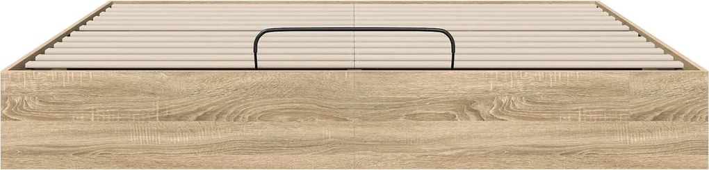 Ottoman postel Sonoma dub 203 x 180 x 25 cm Dřevěný materiál 3409207