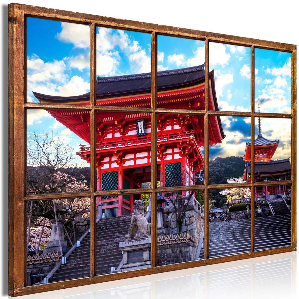 Obraz XXL Kjótské okno