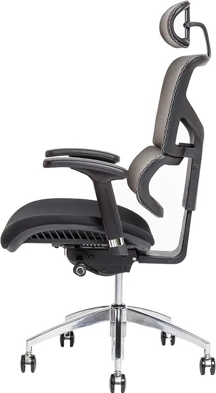 Kancelářská ergonomická židle Office Pro MEROPE SP — více barev, nosnost 135 kg Černá