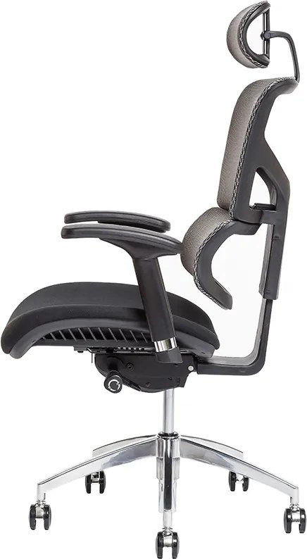 Office Pro Kancelářská ergonomická židle Office Pro MEROPE SP — více barev, nosnost 135 kg Antracit