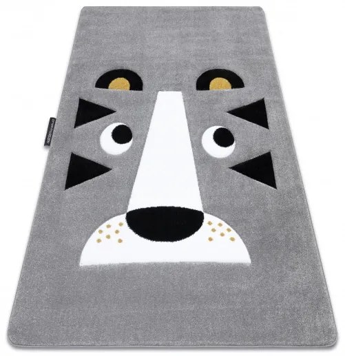 Dywany Łuszczów, Dětský kusový koberec Petit Lion grey, 140x190, šedá, dětský pokoj