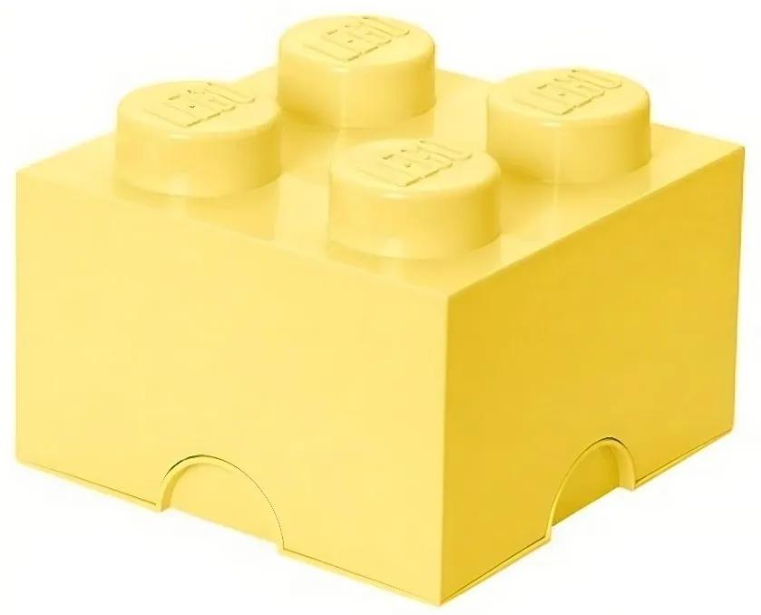 OnaDnes -20% Lego® Světle žlutý úložný box LEGO® Smart 25 x 25 cm