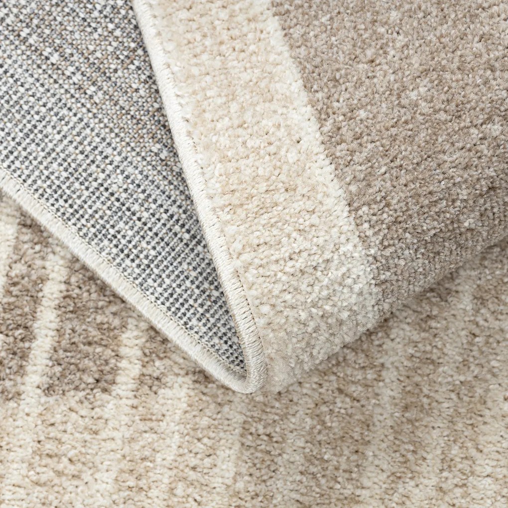 Dywany Łuszczów, Kusový koberec Fusion 0815 cream/beige, 180x270, béžová, kancelář