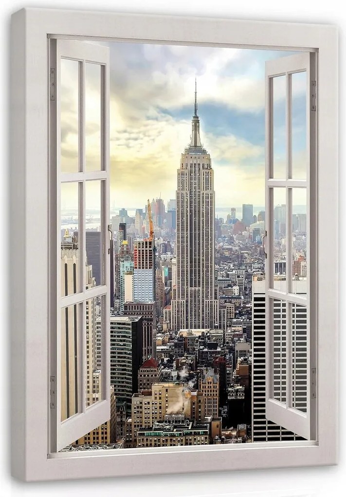 Obraz 75x100 New York Empire State Building mrakodrapy město úspěch