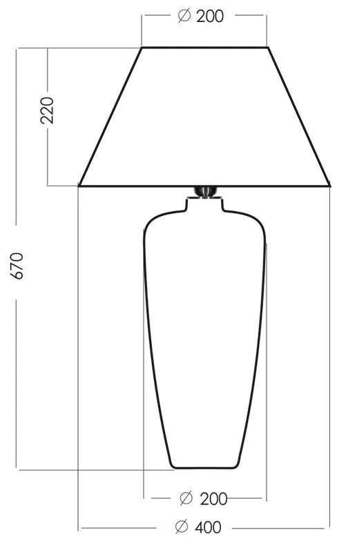4concepts Designová stolní lampa BILBAO VIOLET Barva: Bílá