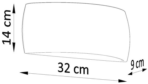 Sollux SL.0835 - Nástěnné svítidlo PONTIUS 1xG9/40W/230V