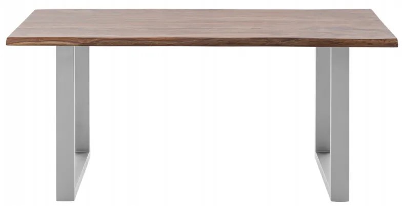 Jídelní stůl z palisandru 170x90 Bollywood šedé nohy
