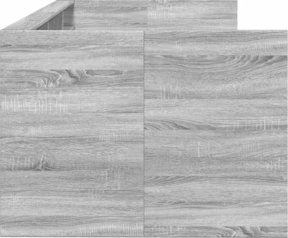 vidaXL Válenda se zásuvkami 100 x 200 cm kompozitní dřevo [3280844] Barva: dub sonoma