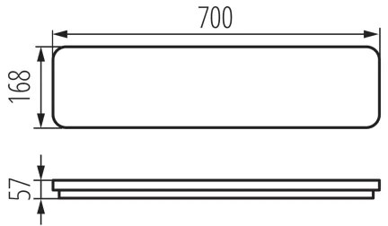 Kanlux38795-LED Strop. svít. LINCEA LED/15/20/24W/230V 3000/4000/6500K IK08 IP40