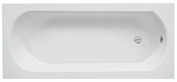 Besco Akrylátová obdélníková vana Intrica Slim 150x75 (160x75, 170x75) Barva: Bílá, Rozměry (cm): 170x75