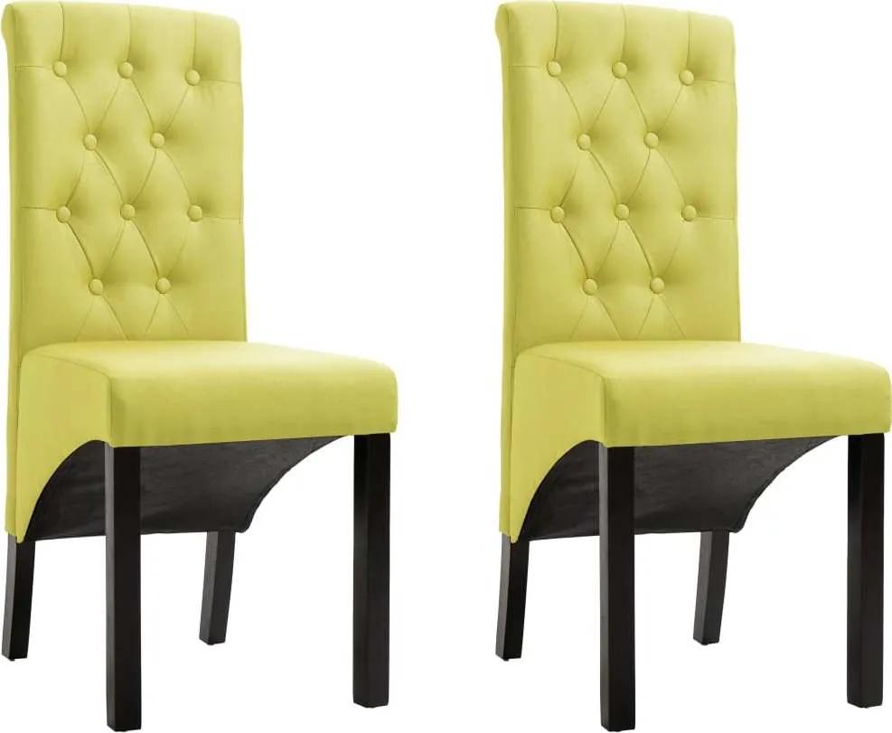 vidaXL Jídelní židle 2 ks textil [248988] Barva: taupe