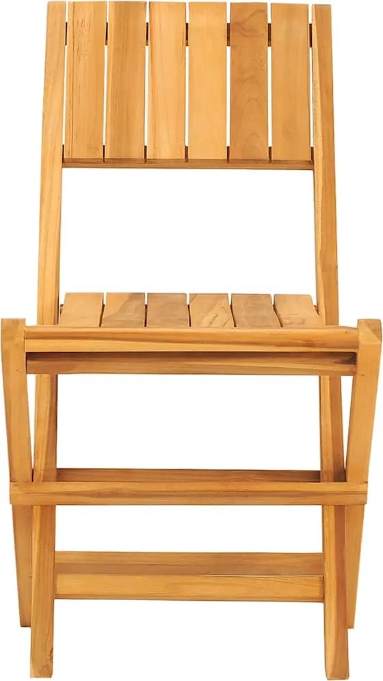 Skládací židle 6 ks 47x62x90 cm masivní teak 3155065