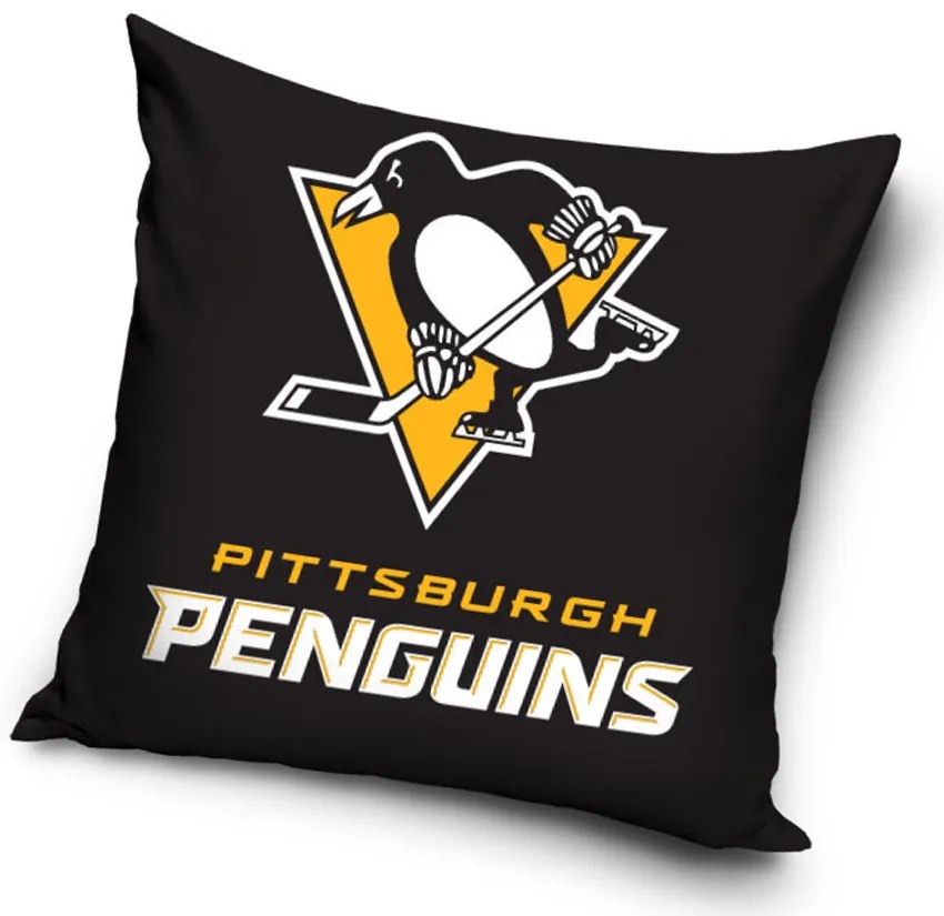 Polštářek nhl pittsburgh penguins black