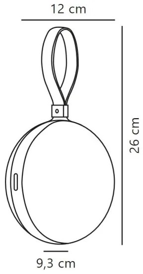 Nordlux- LED Stmívatelné venkovní přenosné svítidlo BRING TO-GO LED/1W/3,7V IP54
