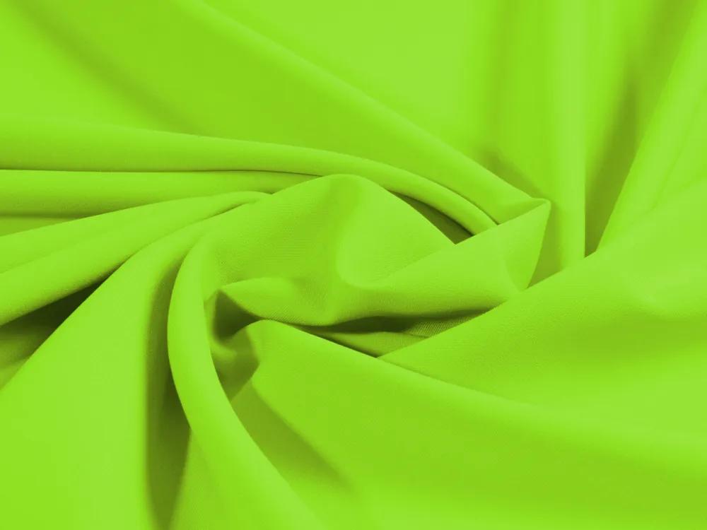 Biante Dekorační oválný ubrus Rongo RG-041 Zářivý zelený 140x200 cm