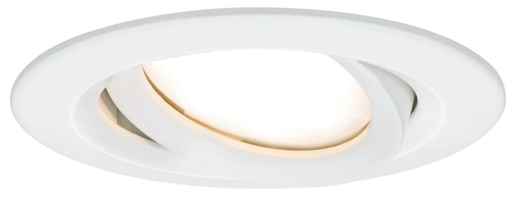 P 93681 Vestavné svítidlo LED Nova Plus kruhové 1x6,8W bílá mat výklopné stmívatelné 936.81 - PAULMANN