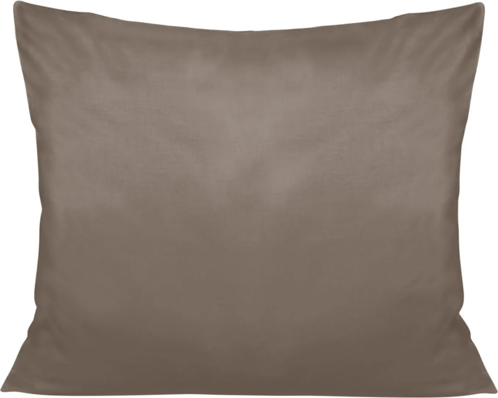 SATÉNOVÝ DEKORAČNÍ POVLAK NA POLŠTÁŘ SATYNLOVE 40X60 CM TMAVĚHNĚDÁ