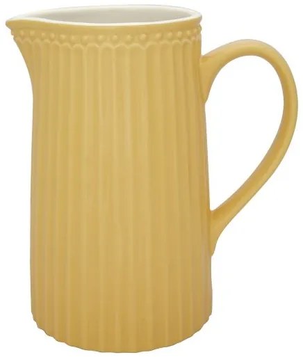 GreenGate Porcelánový džbán Alice Honey Mustard - 1000ml