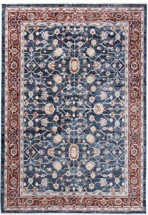 XXXLutz TKANÝ KOBEREC, 120/170 cm modrá - Tkané koberce - 003580009560
