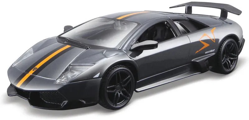 Bburago lamborghini murcielago lp 670-4 sv 1:32 šedá matná