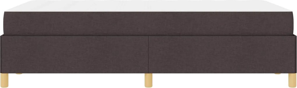 Rám postele Tmavě hnědá 120 x 200 cm textil 3398930