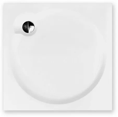 Roltechnik Čtvercová samonosná sprchová vanička ALOHA FLAT - SANIPRO 800 × 800