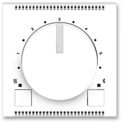 ABB Neo termostat otočný 3292M-A10101 01 bílá/ledová bílá